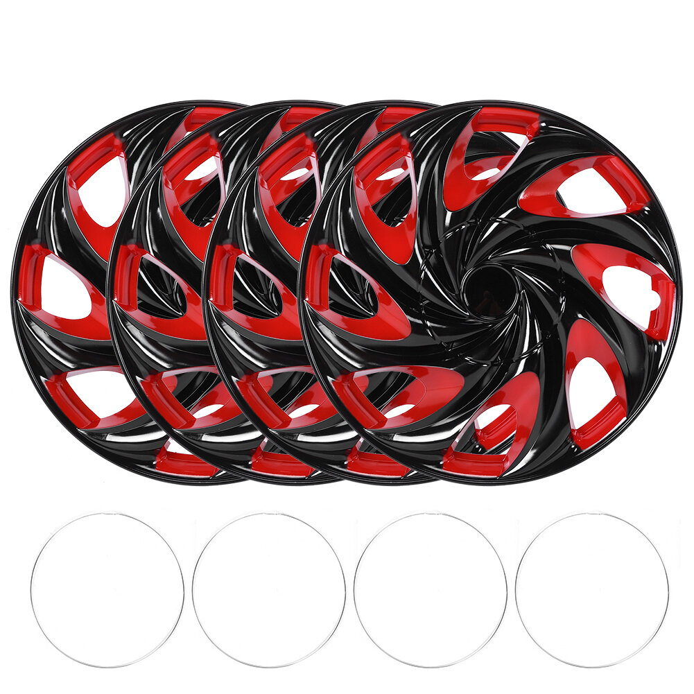 4 шт. 15-дюймовые колпаки на ступицы колес, защелкивающиеся, автомобильные аксессуары, подходят для шин R15 и стальных дисков.