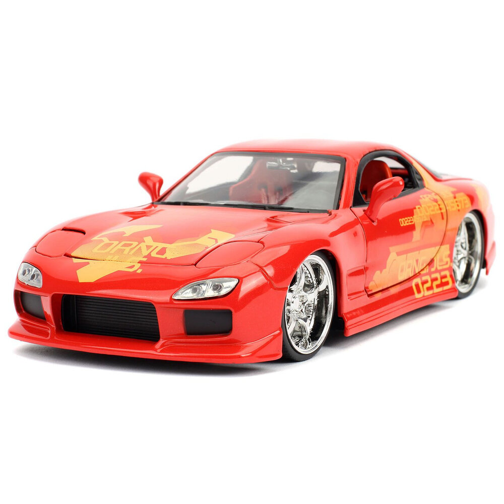 Модель машинки Jada Die Cast Fast and Furious - Mazda RX-7 FD3S-Wide Body FF 1993, 1:24, 30747
