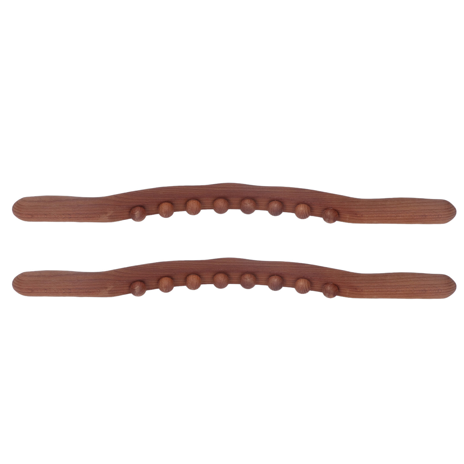 2 шт. Деревянные скребки для массажа с 8 выступами, большая площадь контакта, многофункциональные палочки гуаша для массажа спины и тела