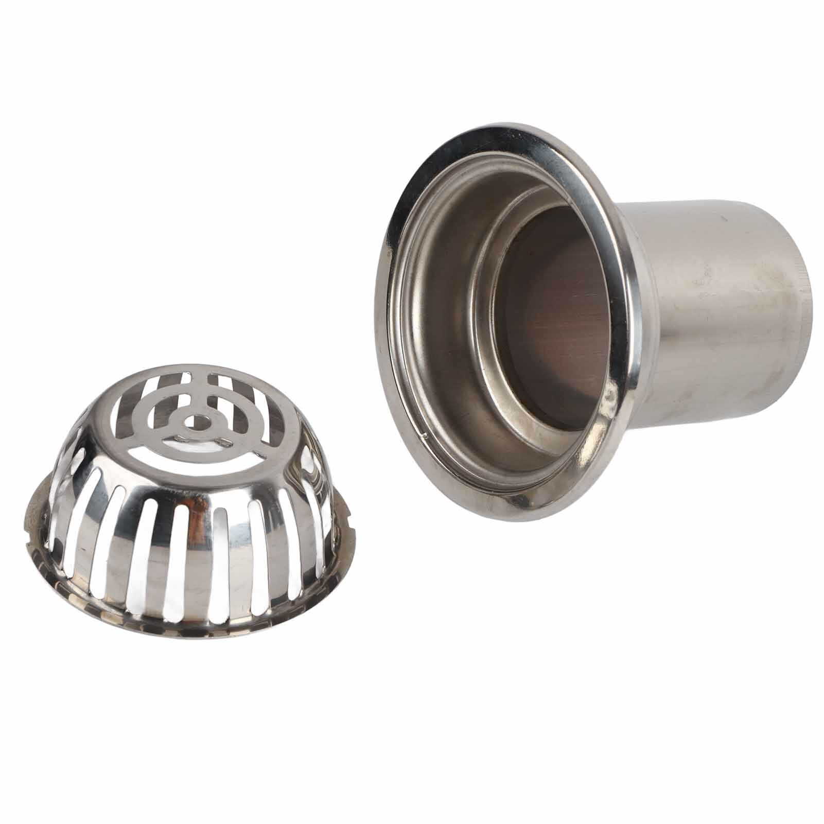 Трап для пола на крыше из нержавеющей стали, неблокирующийся, для балкона, для наружного ведра от дождя, дренажные детали, круглые 5 дюймов