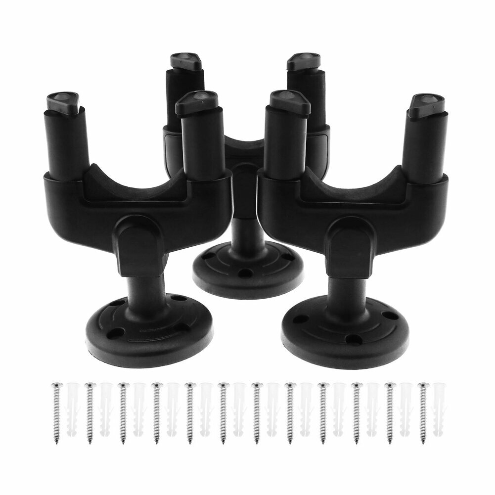 3 шт. Подвески для электрогитар, легко устанавливаемые, настенные держатели для гитар всех размеров, аксессуары для струнных музыкальных инструментов