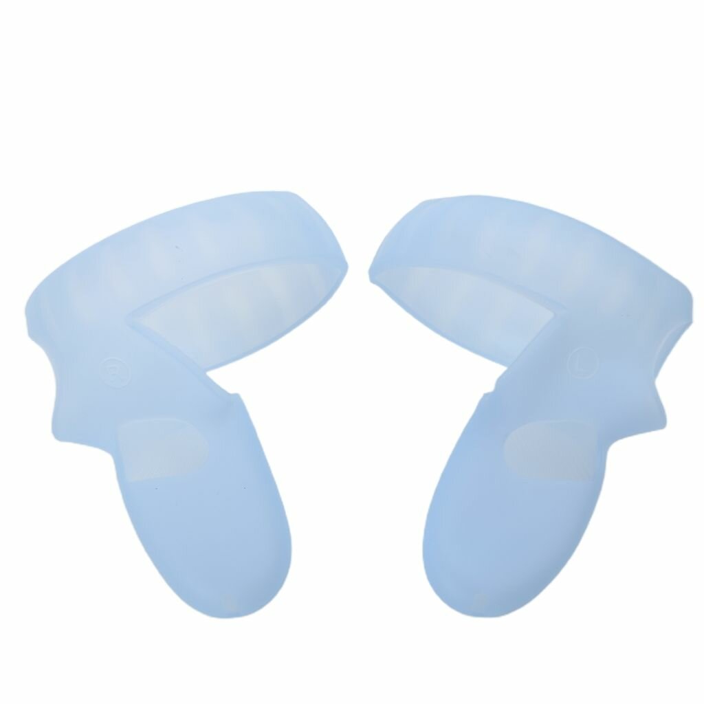 VR-аксессуар, Чехол для защиты контроллера Oculus Quest 2 - полностью синий, 1 комплект из 2 шт.