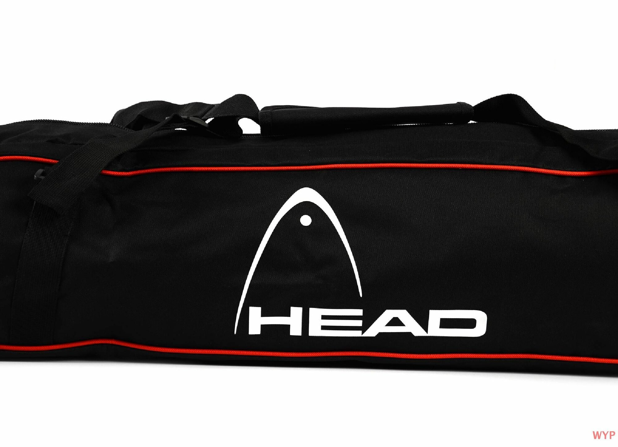 Чехол для горных лыж HEAD 175 см, прочный нейлон, удобная транспортировка и хранение, черный/красный