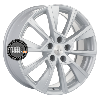 Диск автомобильный литой Khomen Wheels KHW1802 (Outlander) 18x7 5x114.3 et38 dia67.1 F-Silver