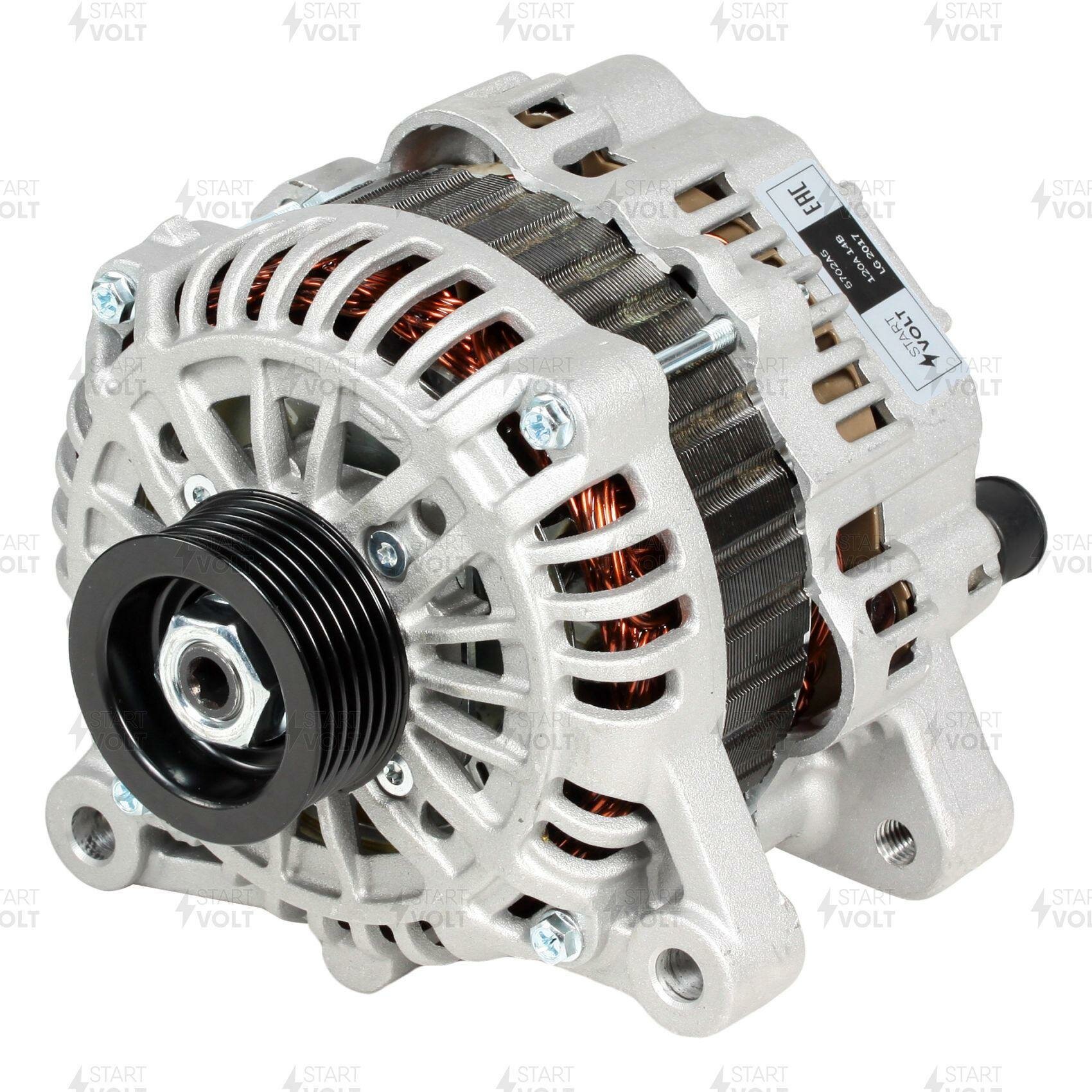 Startvolt генератор для а/м peugeot/citroen 307 (00-)/206 (00-)/с4 (04-) 120a (lg 2017) lg2017