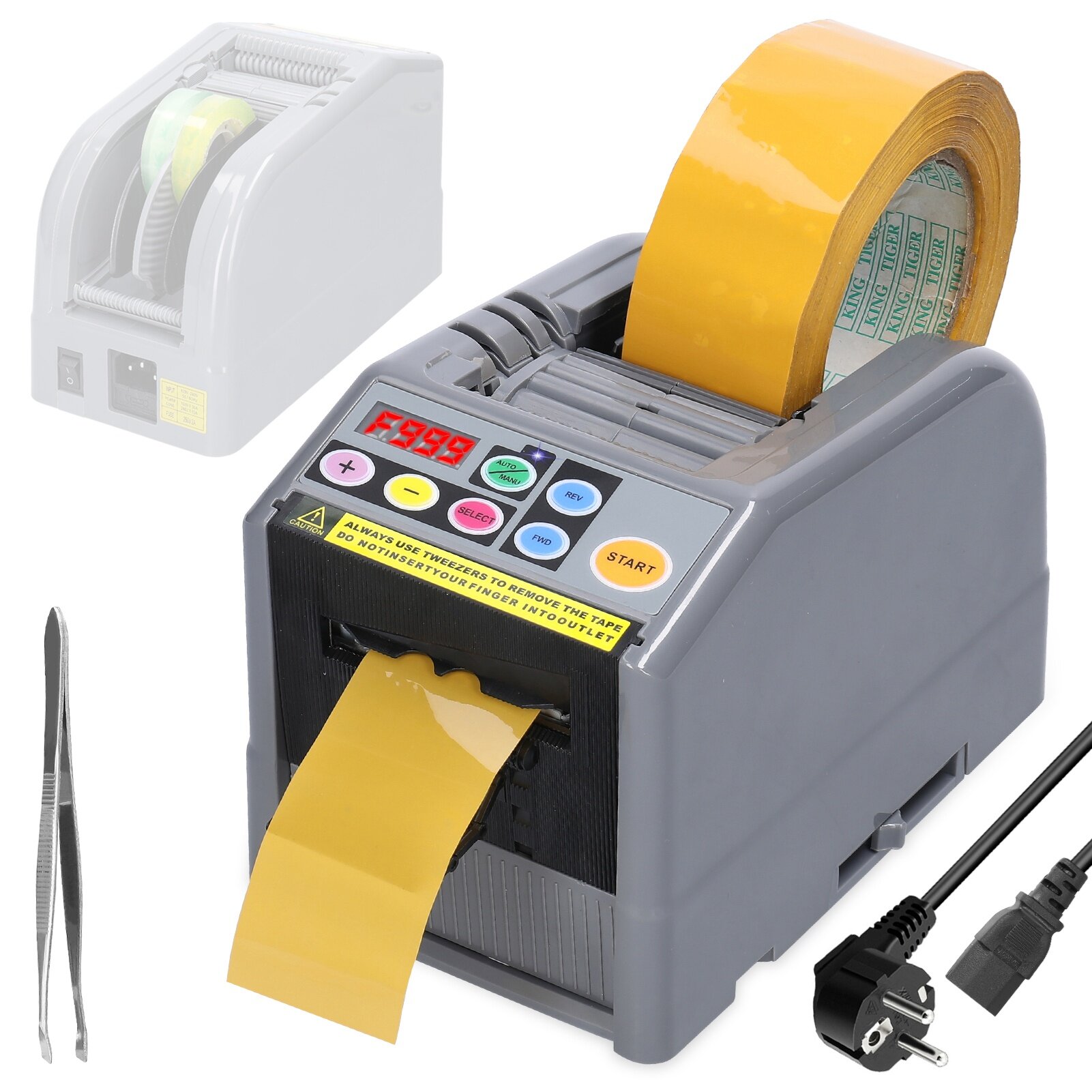 Ширина 6-60 мм, длина 5-999 мм, машина для резки ленты, автоматическая машина для резки защитной пленки, резак для прозрачного клея