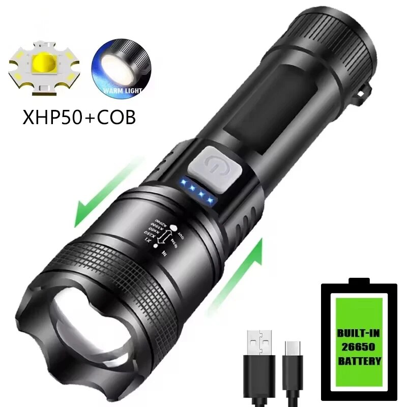 XIAOMI Фонарик с зумом P50