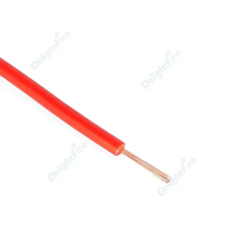 Одножильный медный провод, 14-22 AWG, цвет в ассортименте, 5/10/30 м