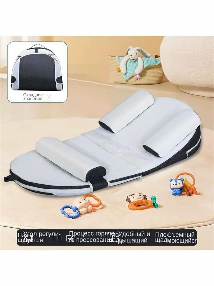 Матрас-кокон материал наполнителяПена Memory Foam Delux, 50x88 см