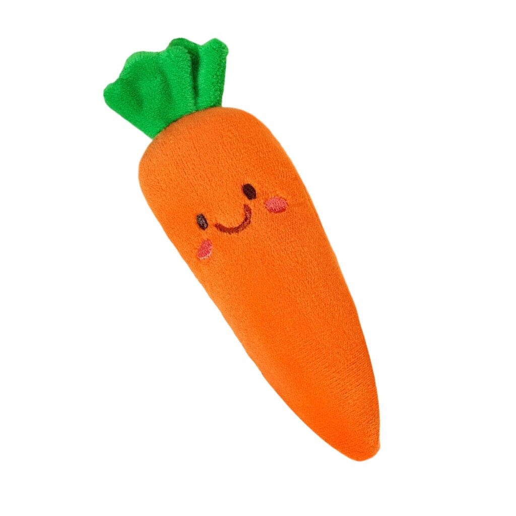 Плю шевая игру шка, Игрушка для младенцев против испуга, ручная игрушка-морковка - морковь