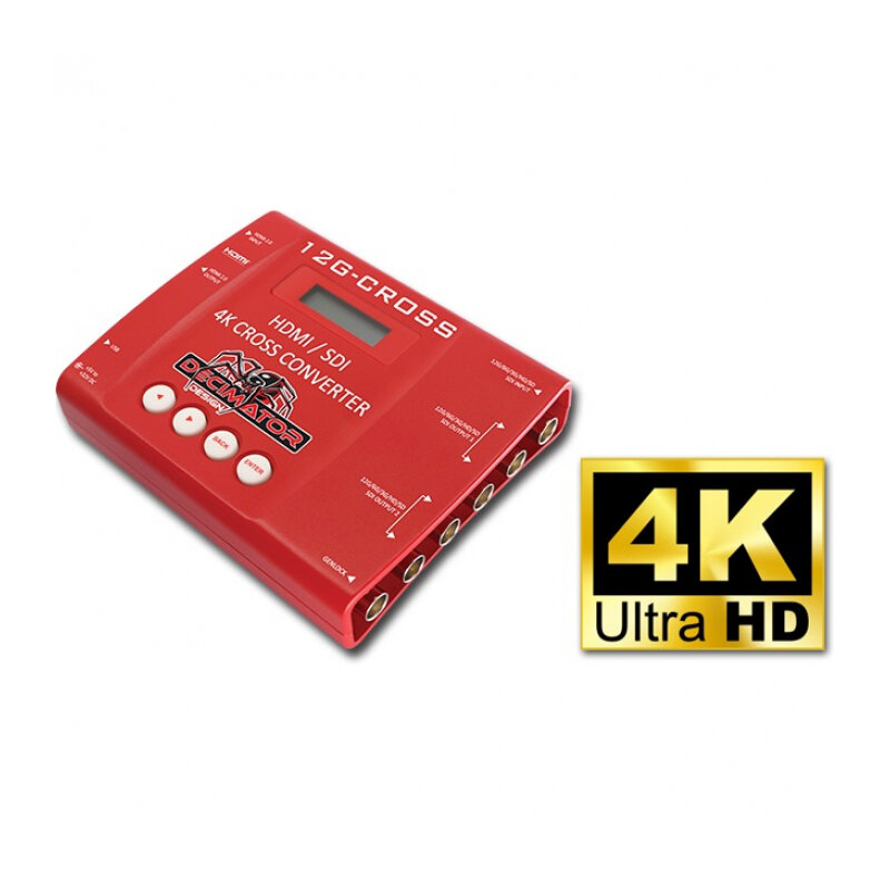 Конвертер Decimator 12G-CROSS 4K HDMI/SDI Cross Converter with Scaling and Frame Rate Conversion