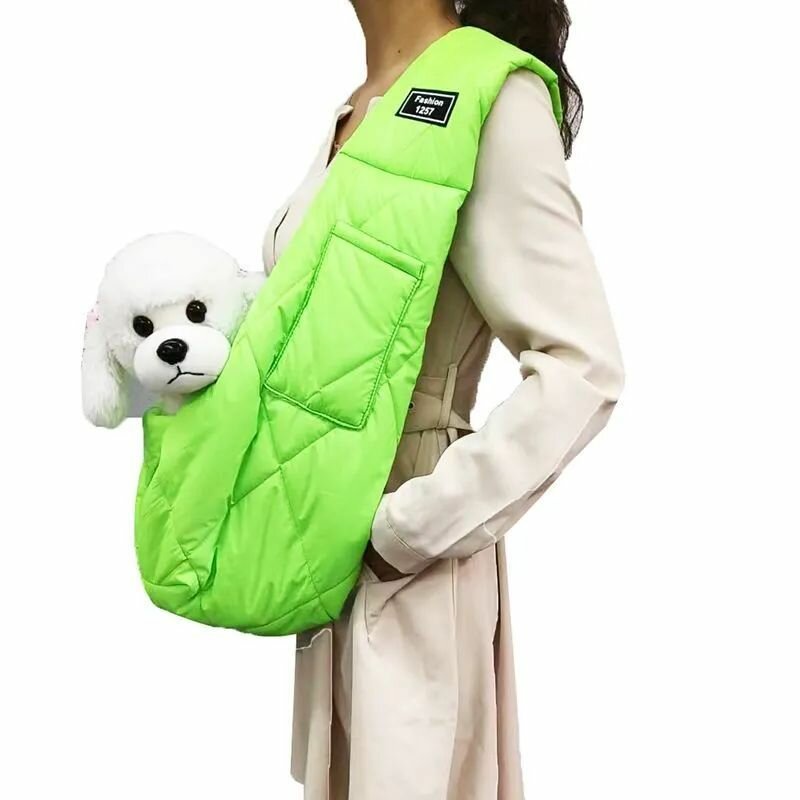 2025 Слинг для домашних животных/зимняя пуховая толстая стеганая сумка для прогулок с домашними животными(Подходит для веса не более 7,5 кг)