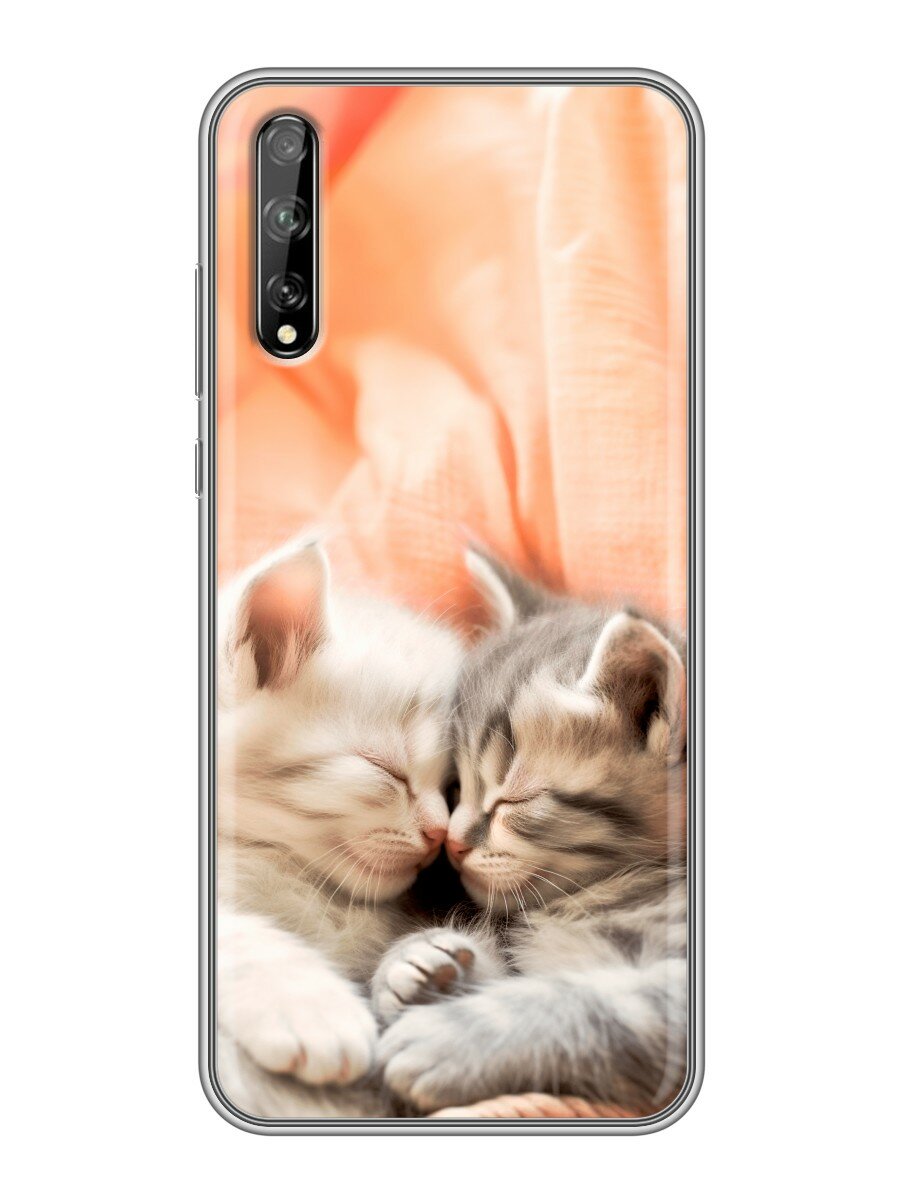 Чехол для Huawei Y8P, Honor 30i с принтом Милые котята (Хуавей У8Р Хонор 30)