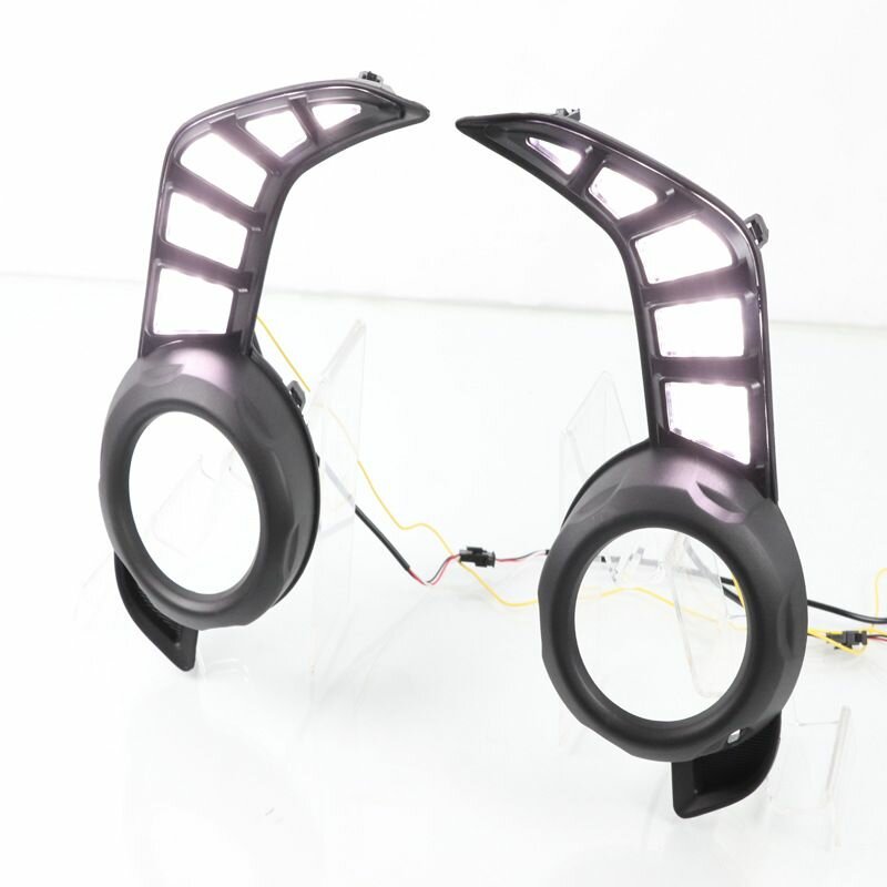 Передние противотуманные фары Toyota 4RUNNER, супер модифицированные дневные ходовые огни с сигналом поворота