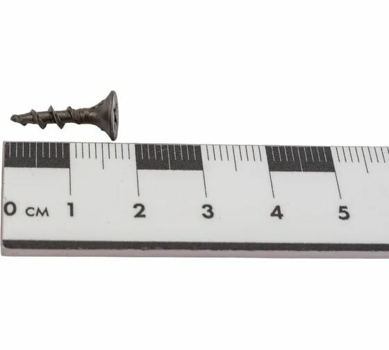 Саморез оксидированный СГД 3.5х16 мм для крепления гипсокартона ГКЛ к дереву (Упаковка 100 шт.) Производство Металлсервис-Москва