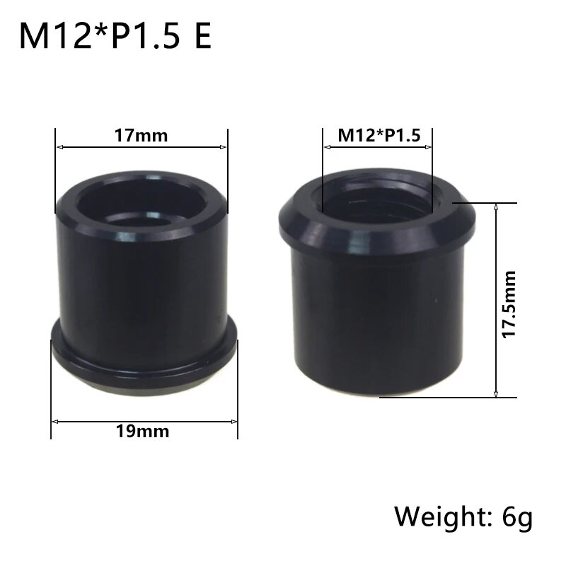 Сквозная ось M12x1.5 E, 1шт