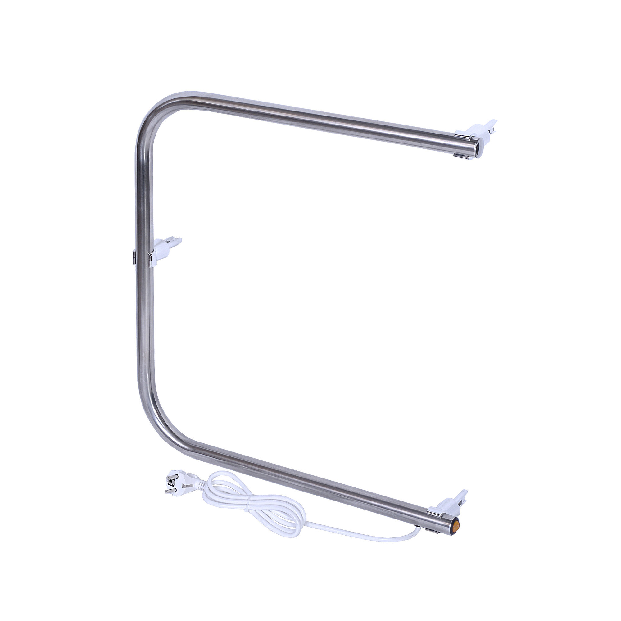 Электрический полотенцесушитель П-образный без цвета 500x500