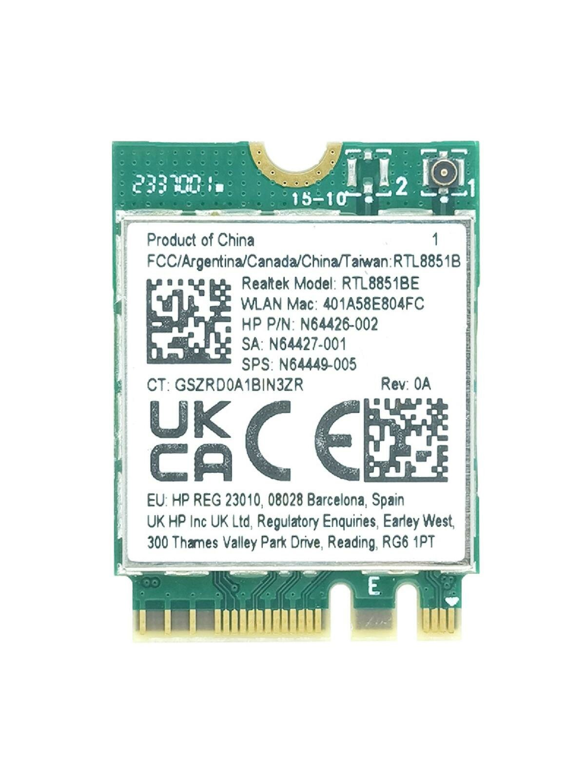 AX900 RTL8851BE WIFI6 Wireless Card 2.4/5GHz Networking Adapter With Bluetooth-compatible 5.2 for Win10 Laptops