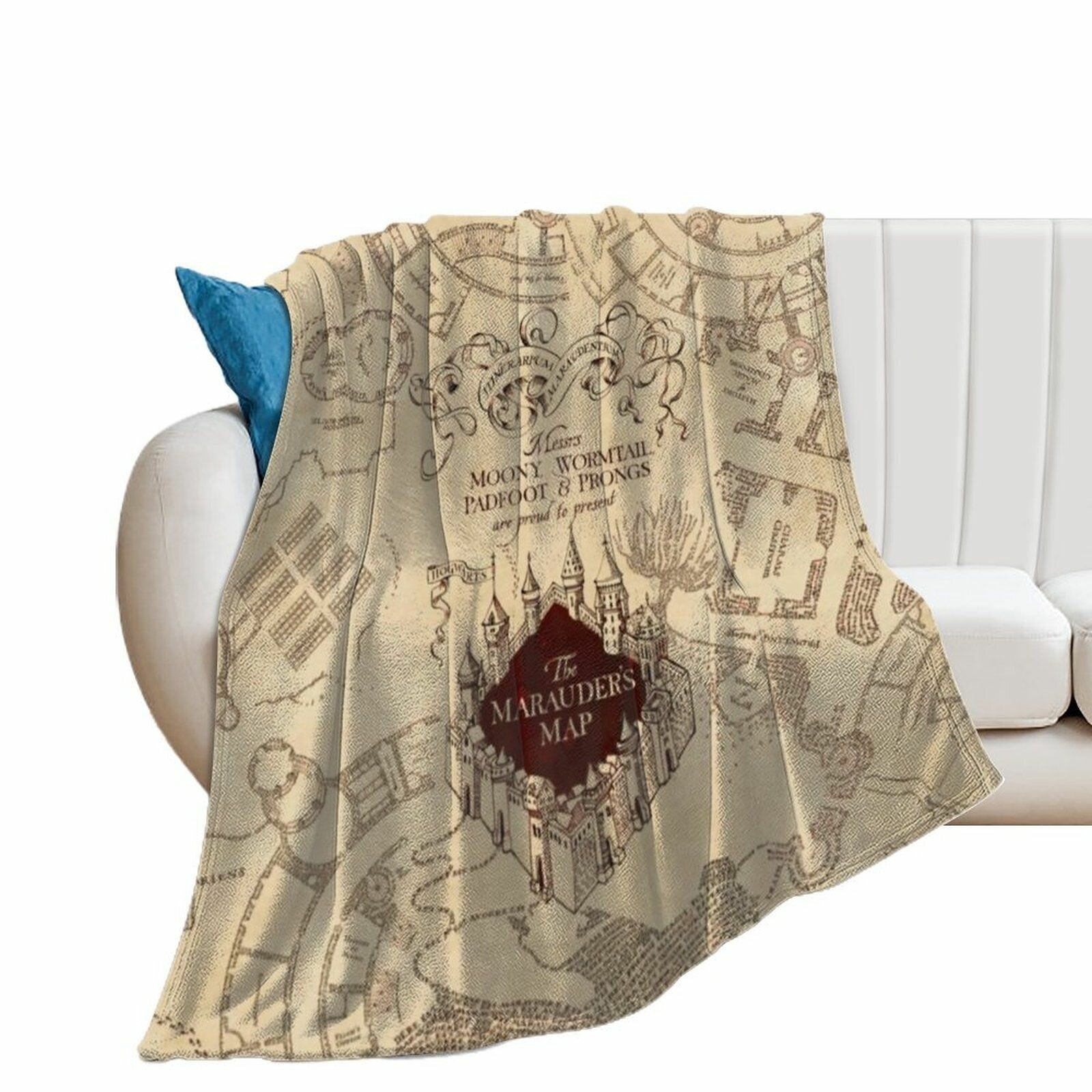 Harry Potter 150х200 см, Плед (покрывало) 1,5 мягкий, на кровать, кресло для домашнего уюта и пикника Одеяло