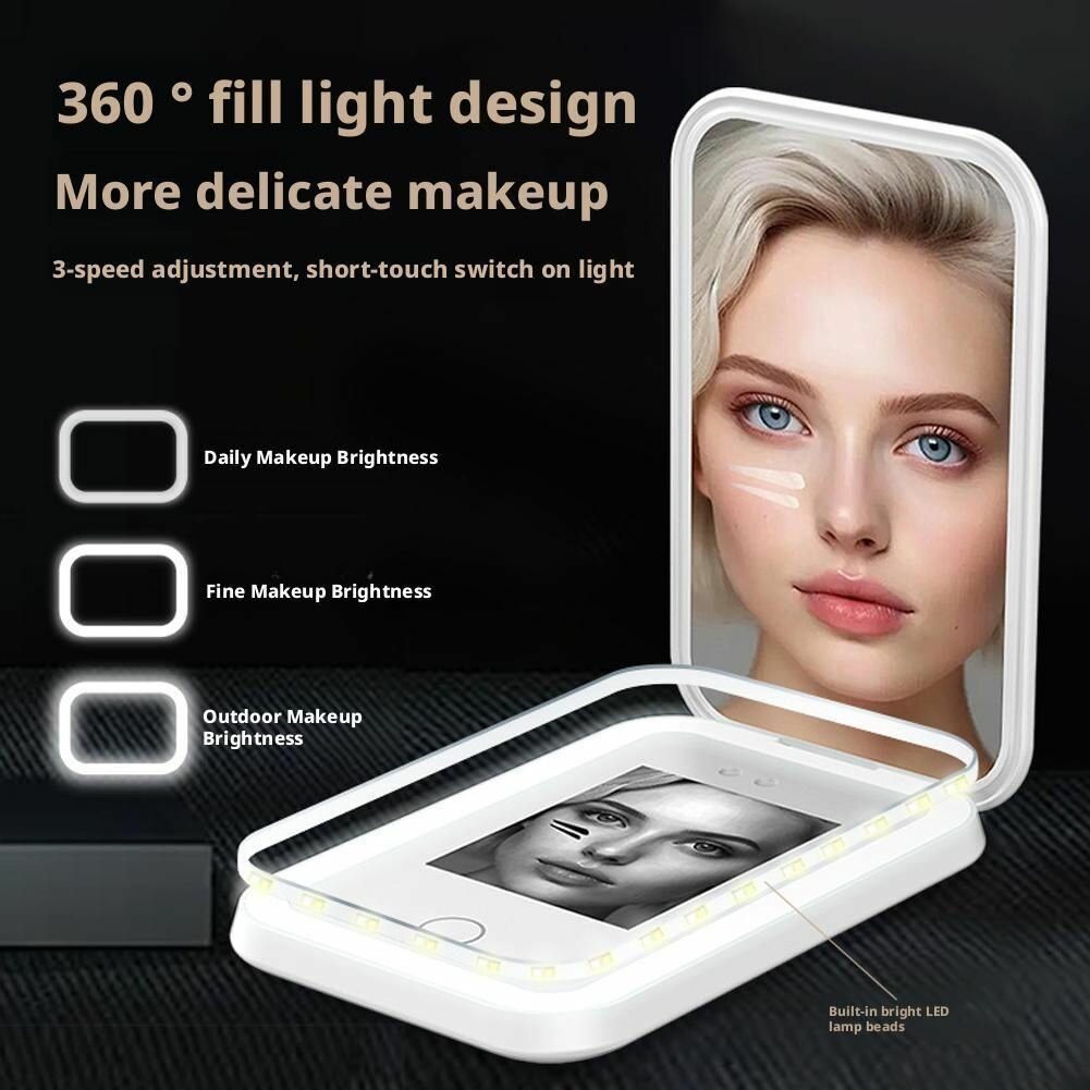 Умное Зеркало Со Встроенным Ультрафиолетовым Детектором Для Контроля За Защитой От Солнца При Нанесении Макияжа