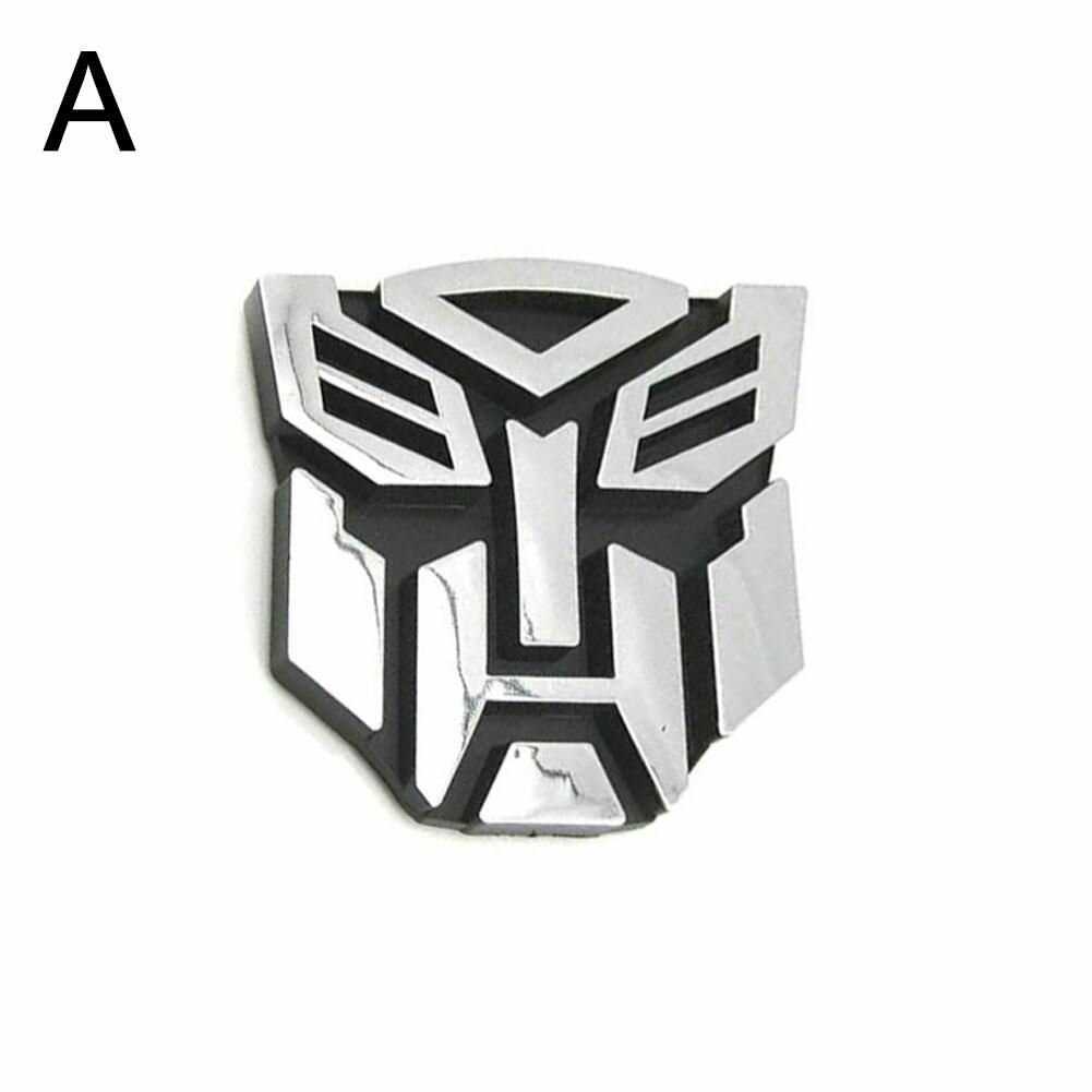 Наклейка на авто "Трансформеры" из пластика и хрома, стикеры Автоботы и Десептиконы