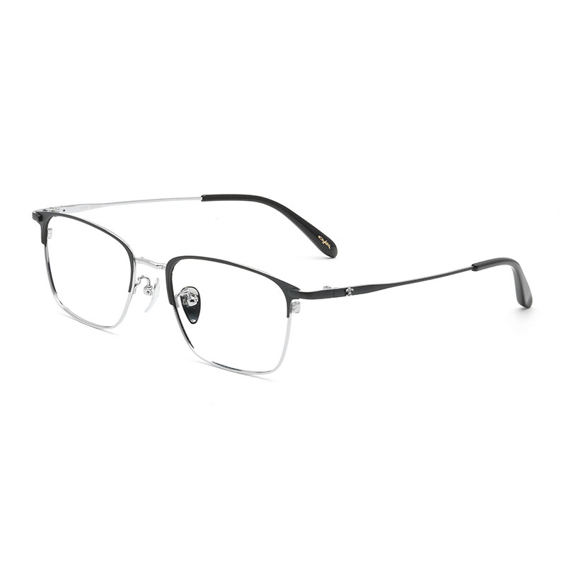 OYEA Titanium Browline Eyeglass Frames Unisex OneSize