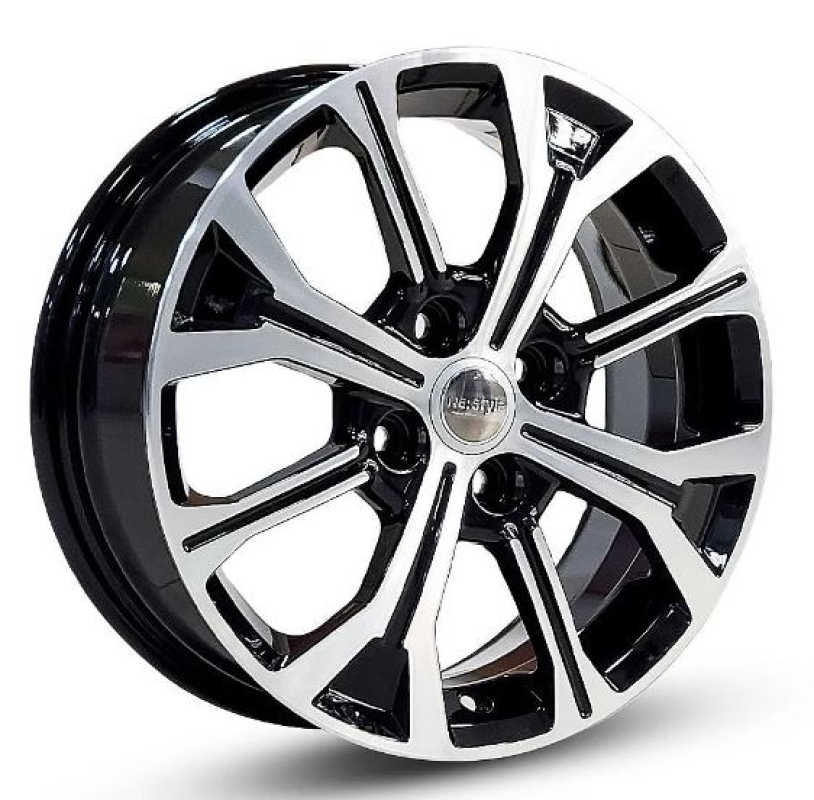 Диск колесный КиК KC1062 (ZV 17 Tiggo 4 Pro) 6,5x17 5x108 Dia60.1 ET33 цвет алмаз черный