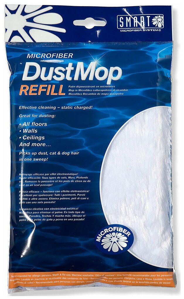 Насадка для швабры Smart Microfiber System, для сухой уборки