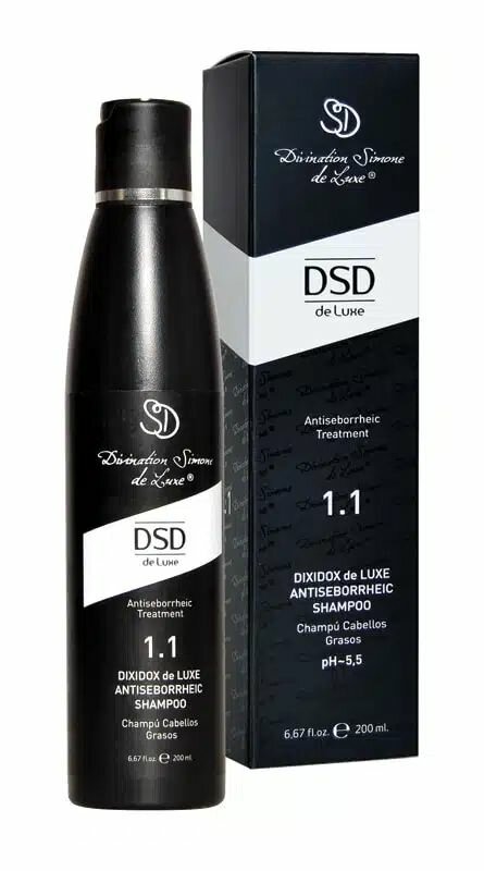 DsD de Luxe - 1.1 Dixidox de Luxe antiseborrheic shampoo Антисеборейный шампунь 200 мл