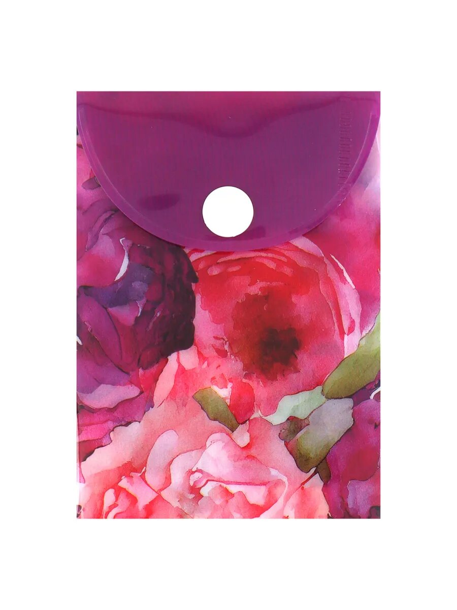 Папка конверт А7 на кнопке