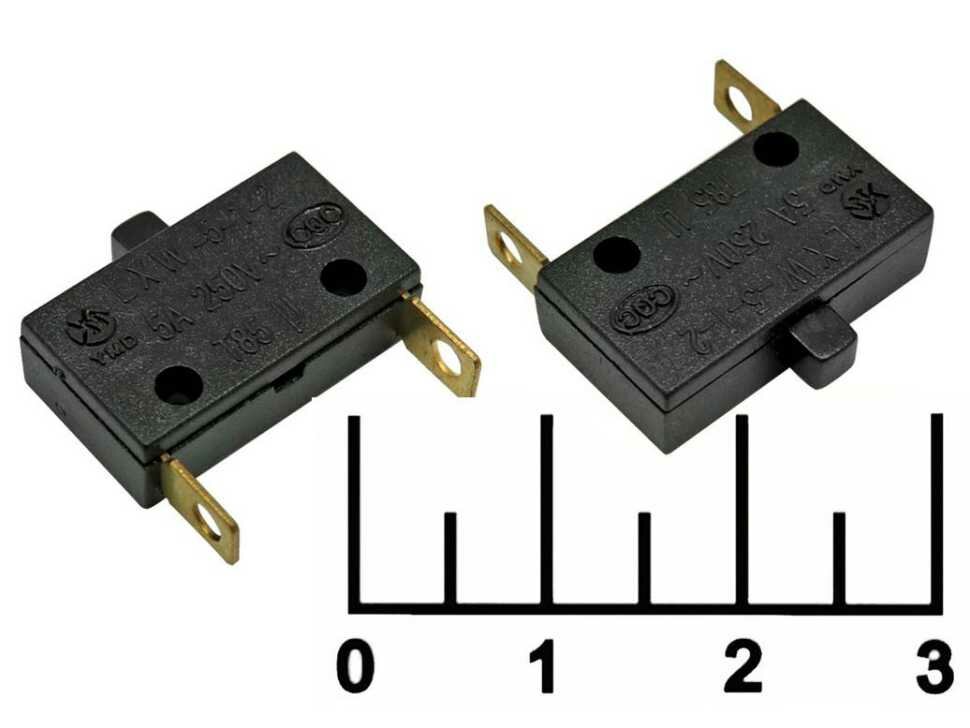 Кнопка тактовая 20*5*12 LXW-5-1-2-5A T85 (S2355) 2 контакта на размыкание
