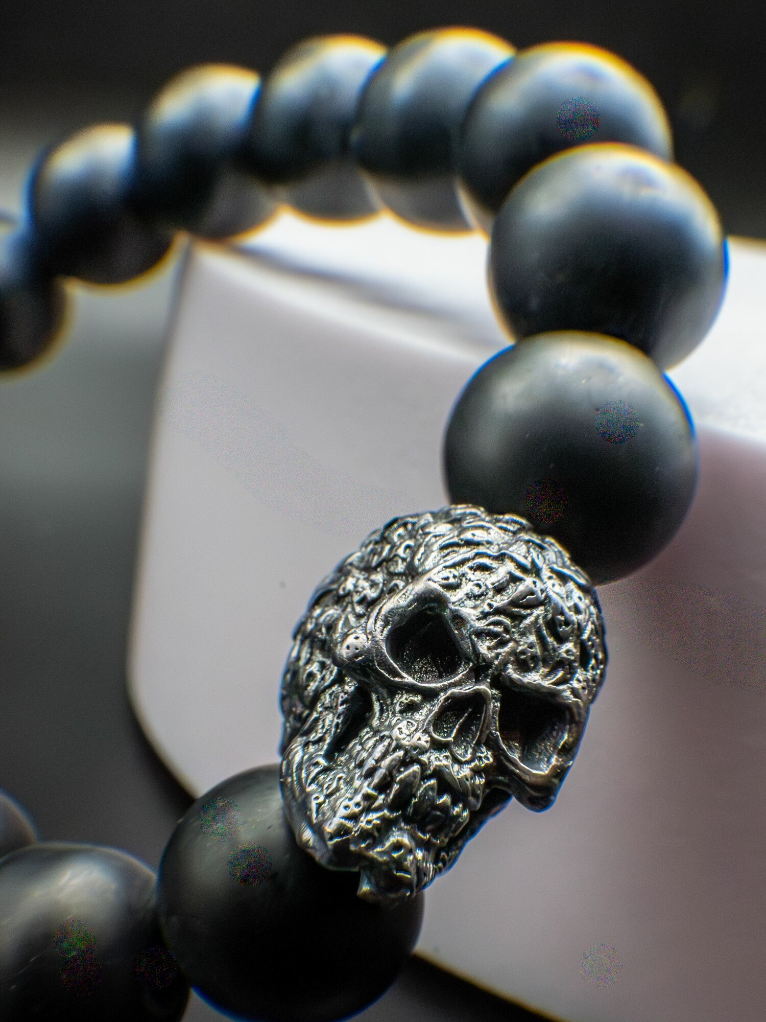 Браслет, металл, шунгит