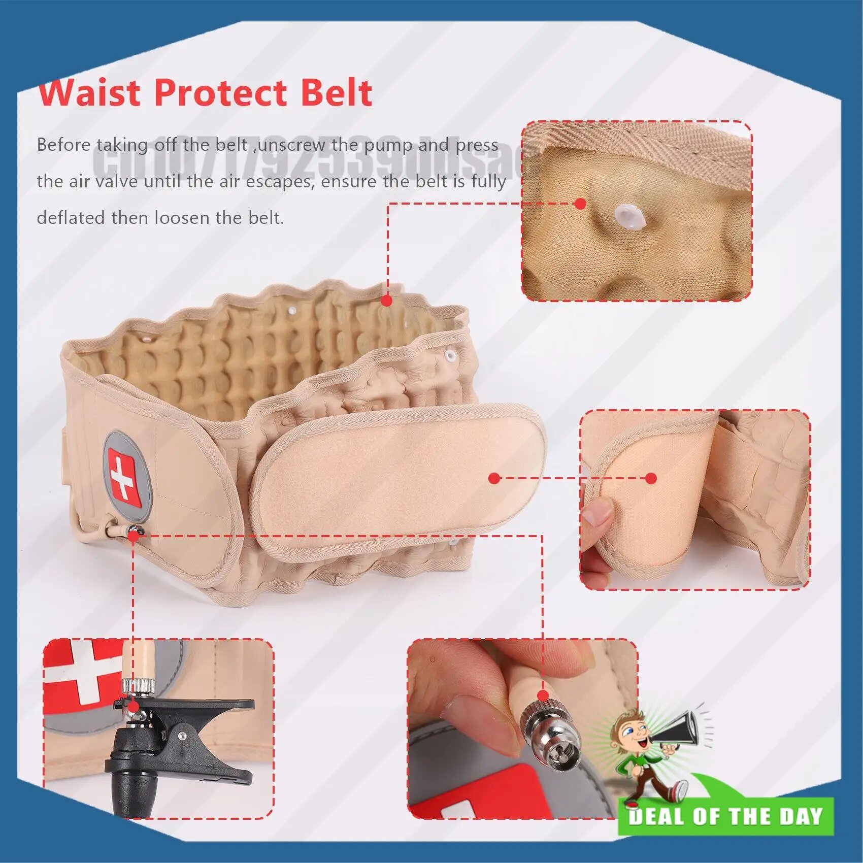 Поддержка талии A90Z из искусственной кожи