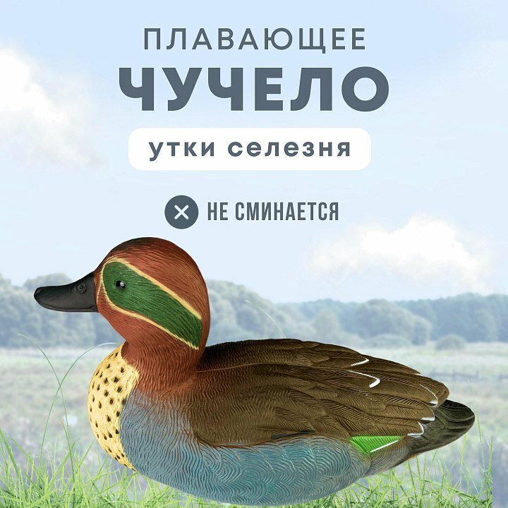 Taigan HD Teal чирок селезень - подсадная утка для охоты, реалистичная имитация