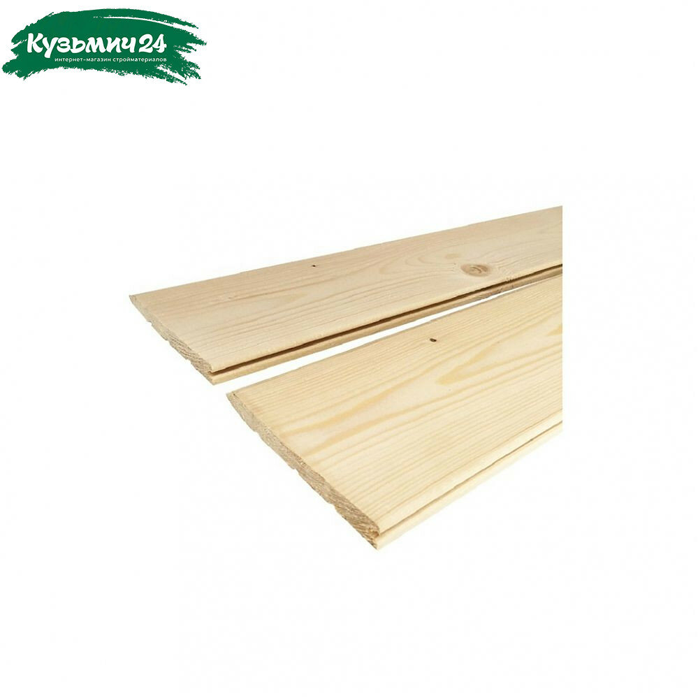 Вагонка Штиль, сорт АВ, Хвоя 13х115х4000 мм, в упаковке 8 штук, 1 шт.