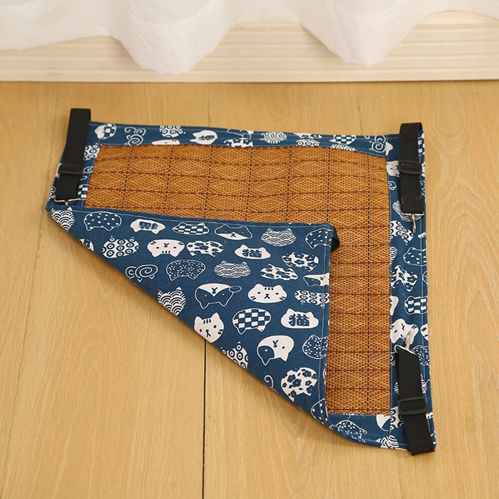 Гамак подвесной для кошек Клетка, лето,38 х 48 см, синий