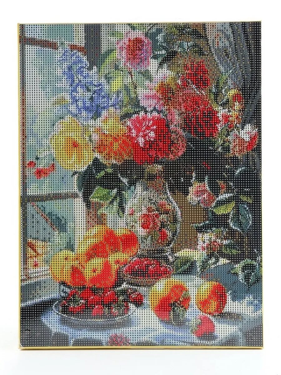 Изысканный натюрморт: полная алмазная мозаика