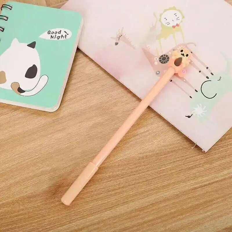 Цельная гелевая ручка Lytwtw's с милой белкой, канцелярские принадлежности, офисные школьные принадлежности, забавные ручки