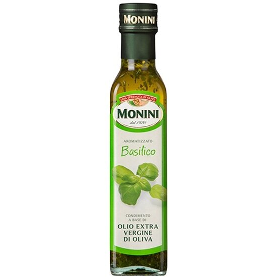 Масло оливковое Monini Extra Virgin Базилик, 250 мл.