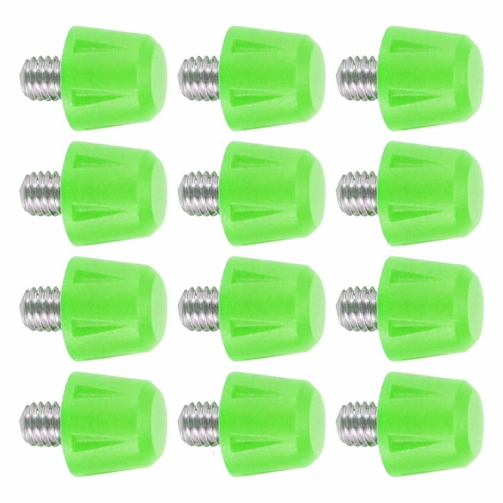 Шипы для футбольных бутс (12 шт), Зеленый - 11mm