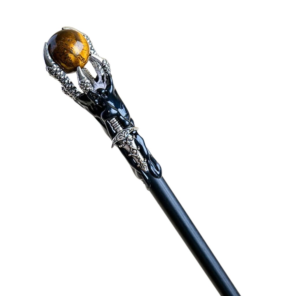 Трости на Хэллоуин, Скипетры с посохом и когтями Дракона, Аксессуары для костюмов волшебников для ролевых игр и косплеечных вечеринок