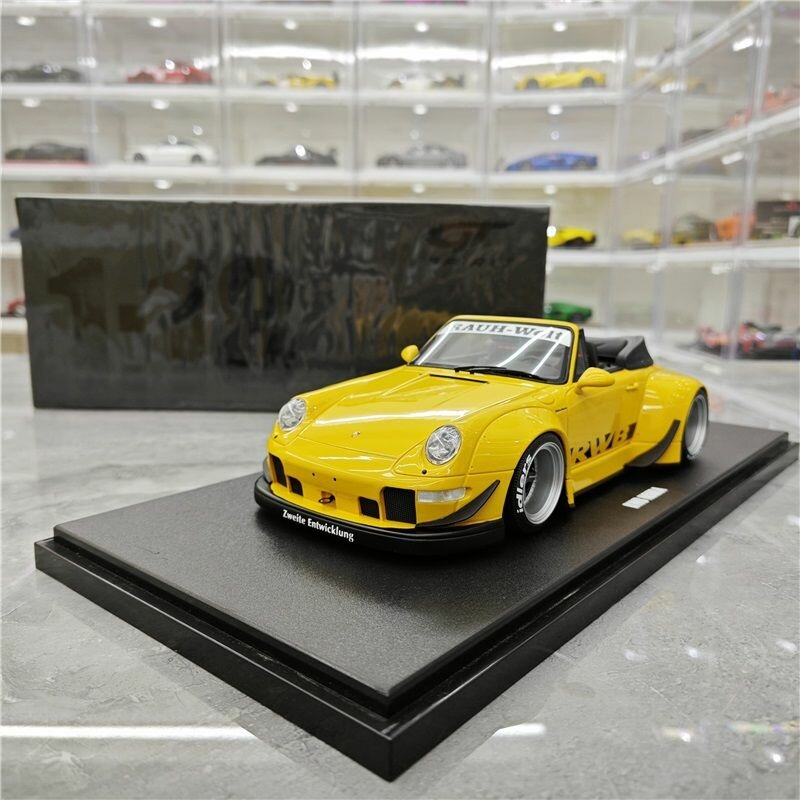 GT Spirit 1:18 Porsche 911 RWB Bodykit Nohra Смола Модель автомобиля