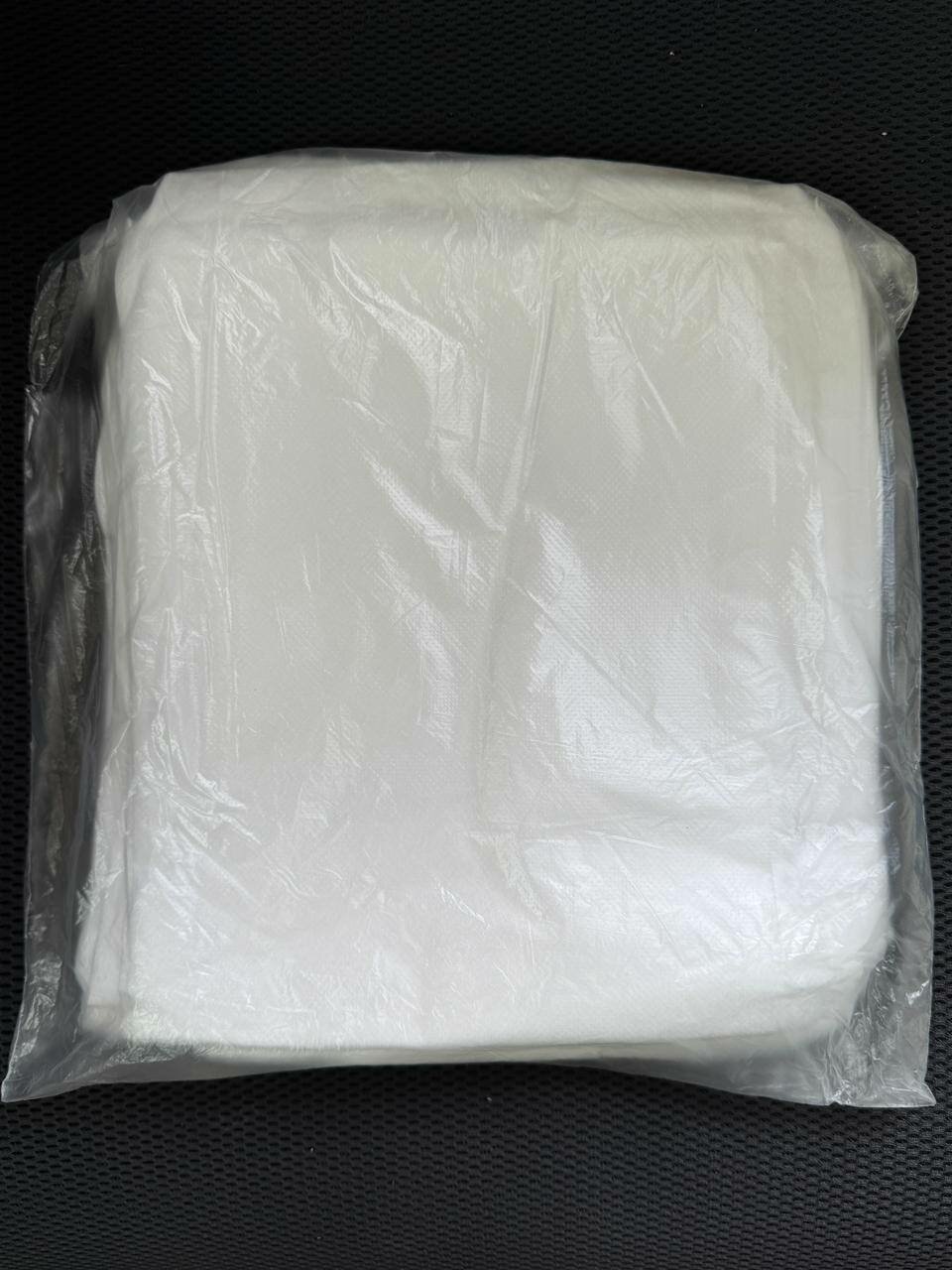 Простыня одноразовая, 80x200 см, 35 г/м², 5 шт. в сложении, нетканый материал, белая