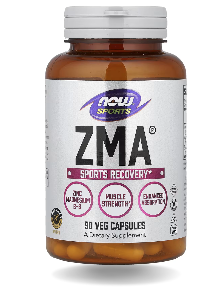NOW Foods, Sports, ZMA, восстановление после физической активности, 90 капсул