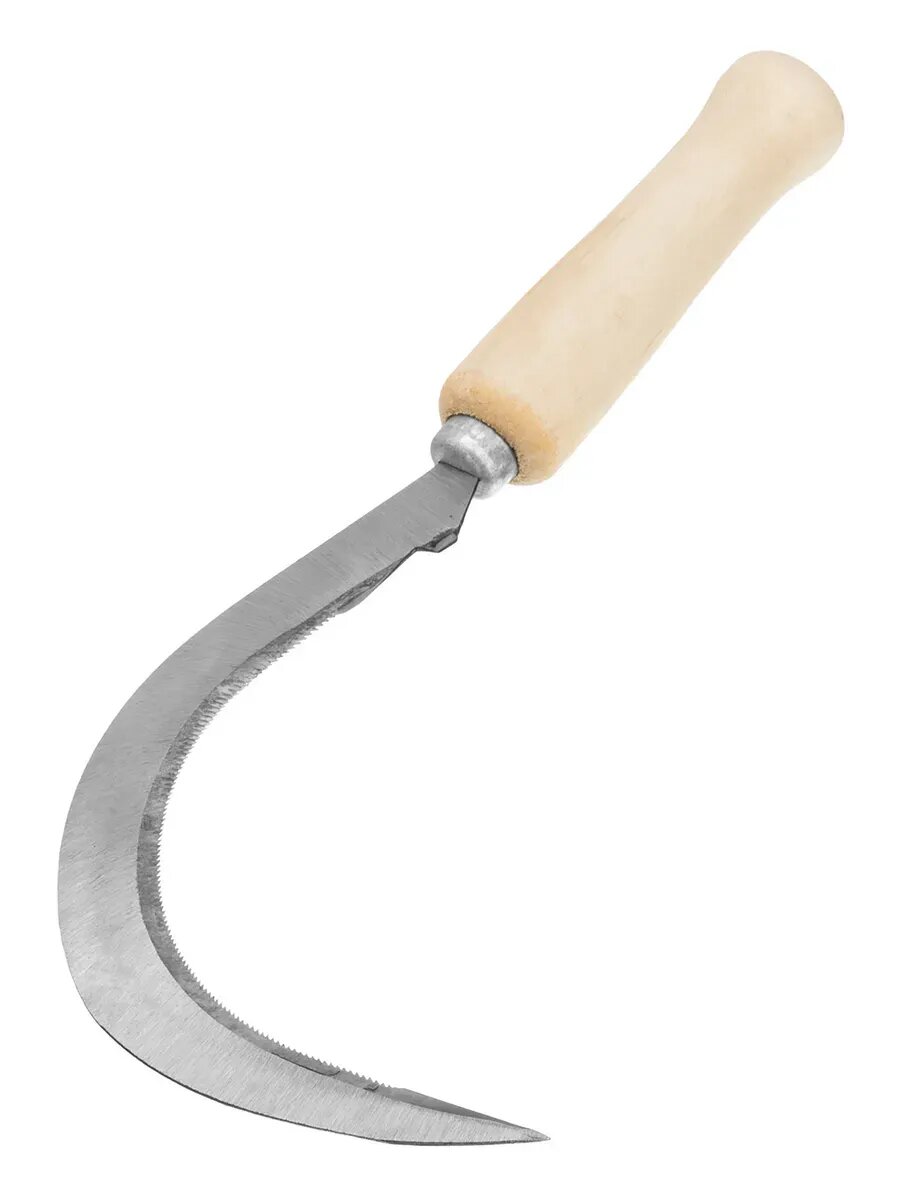 Мини коса для травы (серп садовый), захват 170мм, арти 64102