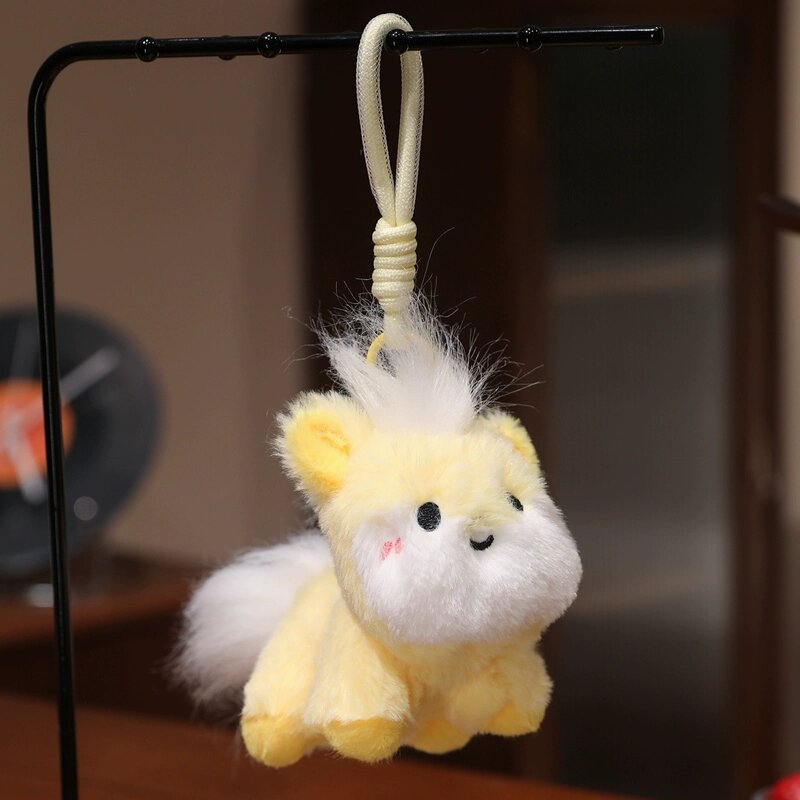 Милый плюшевый кулоны-игрушки в виде пони, подвески для сумок, талисманы Года Лошади Подвеска в виде пакета для прыжков