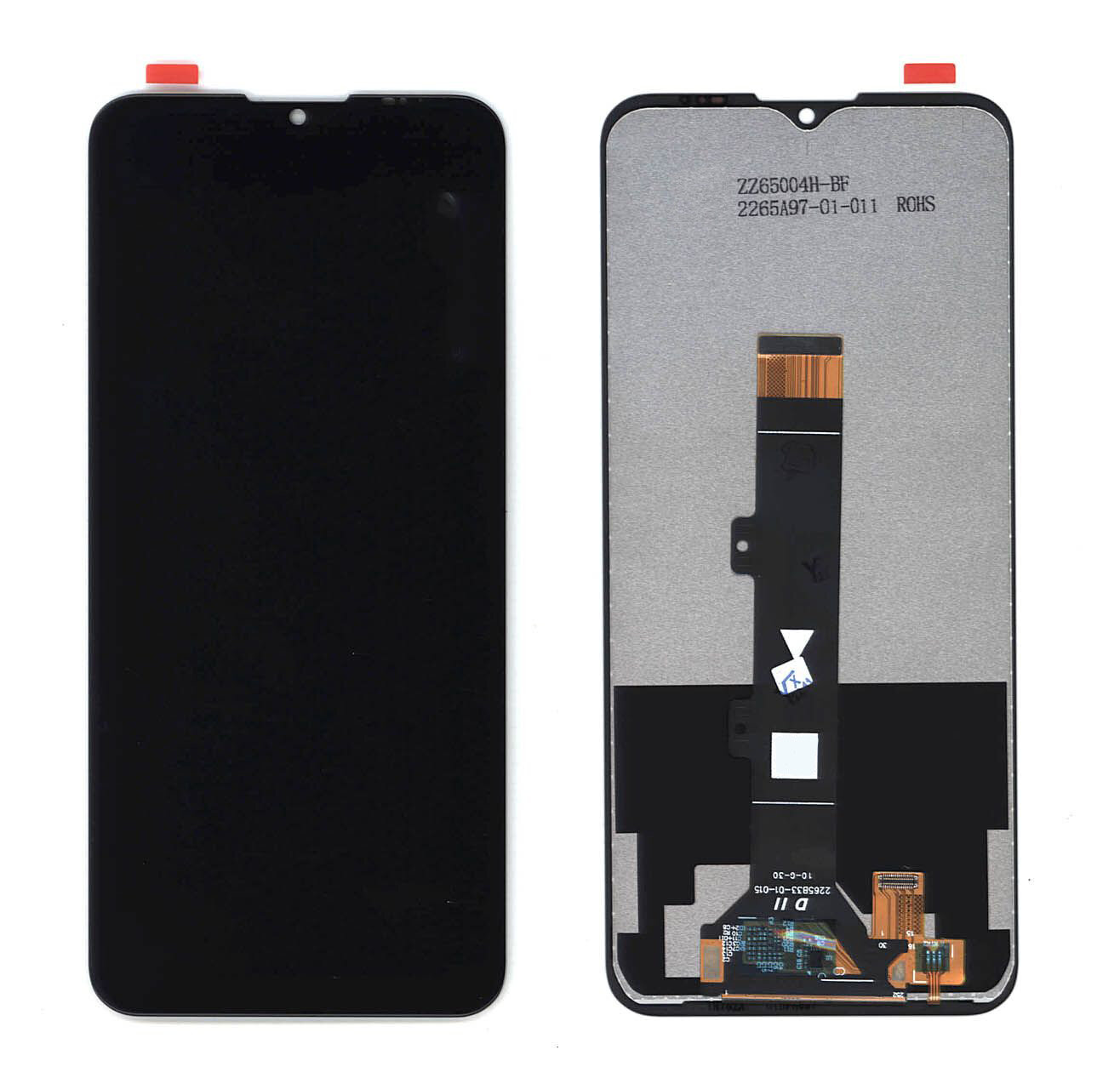 Дисплей (матрица + тачскрин) для Motorola G30 черный