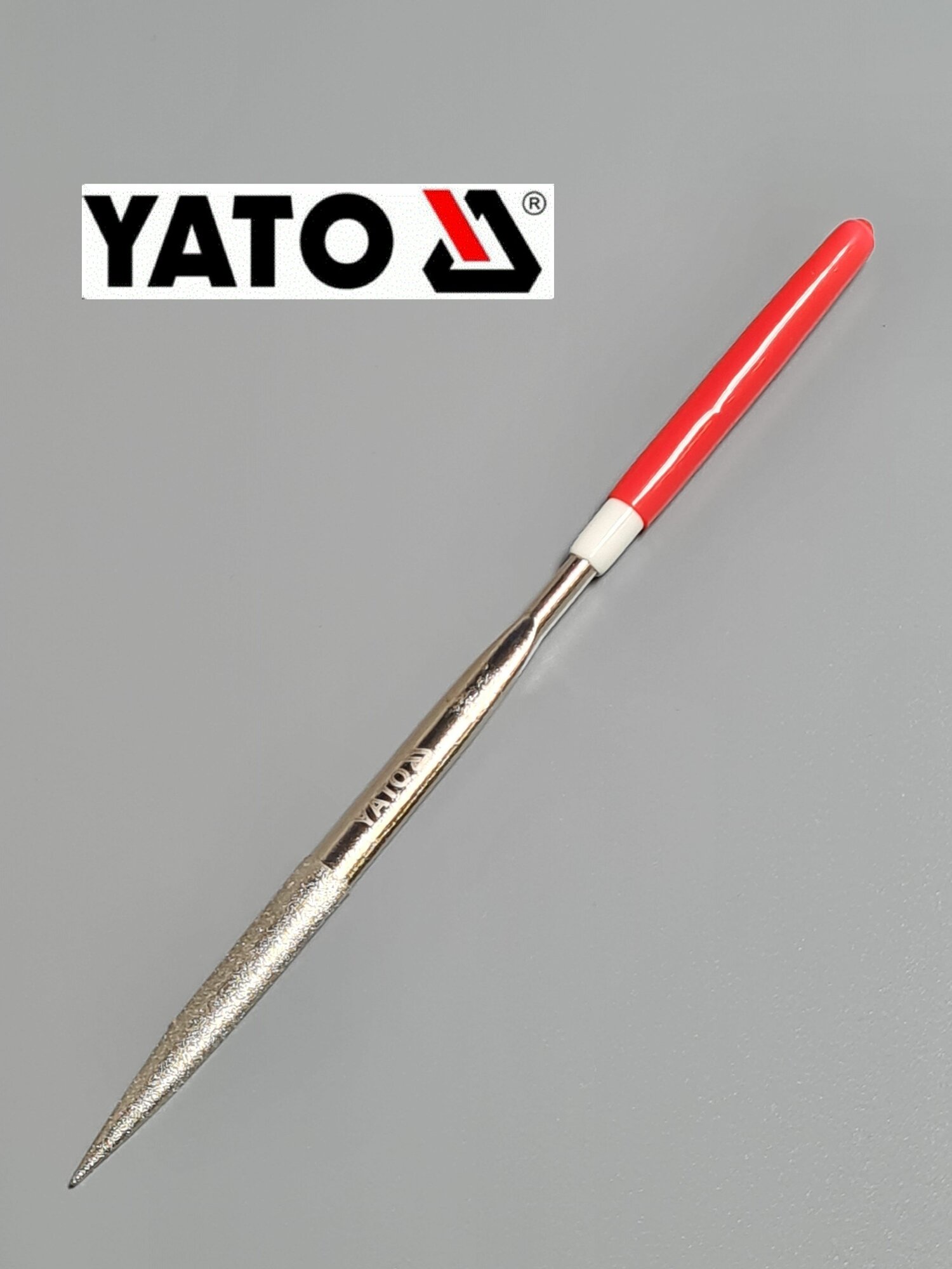 Алмазный надфиль полукруглый YATO 160х50 мм G150 арт. YT-6148