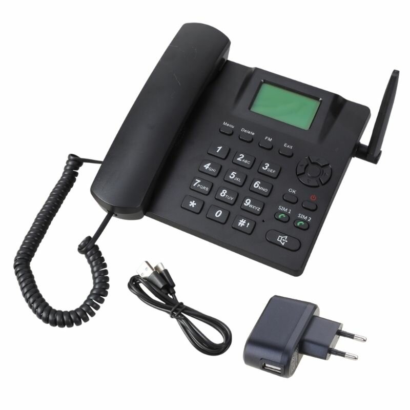 (1 компл.) GSM телефон DDK995 для SIM-карты, стационарный (с аккум.) - EU