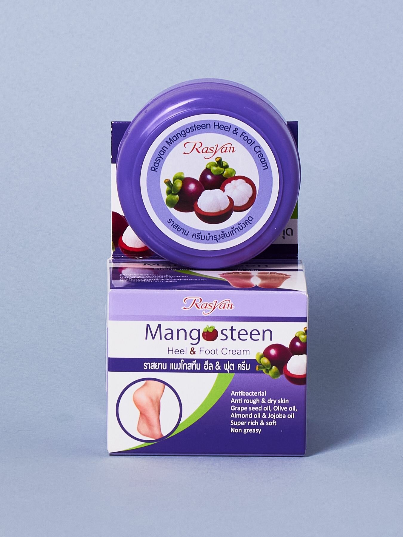 RASYAN Крем для стоп Мангустин 13г Mangosteen Heel & Foot Cream